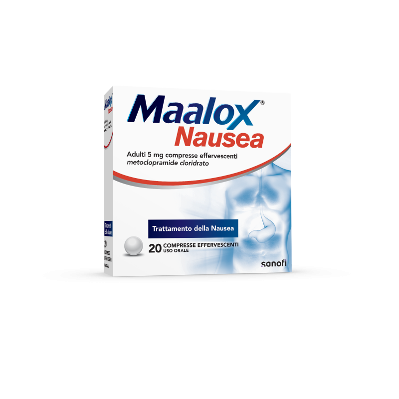 MAALOX NAUSEA*20 cpr efferv 5 mg - Farmacia Ricciardiello